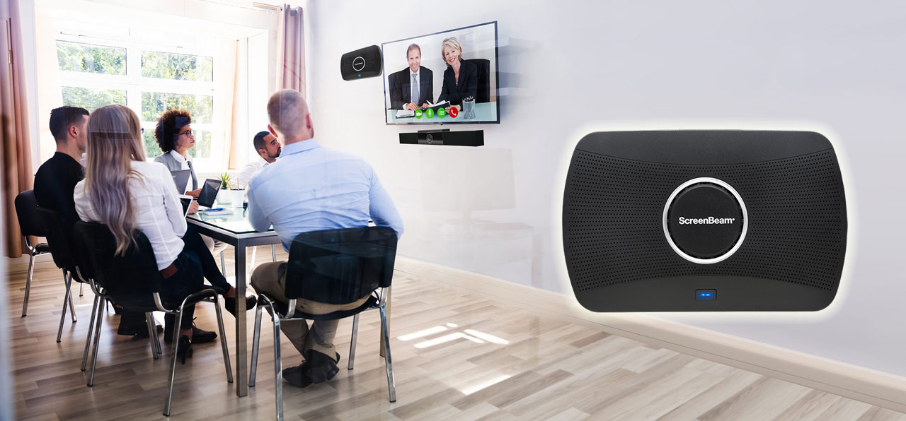 ScreenBeam 1100 Plus App-Free Cross-Platform 4K Wireless Presentation System for In-Room Meeting ...